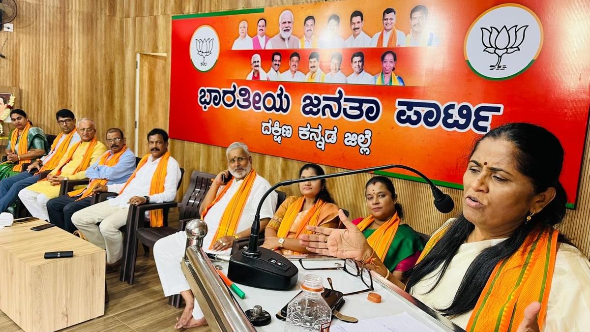 Political parties should form internal panels to check sexual harassment: BJP Karnataka Mahila ...